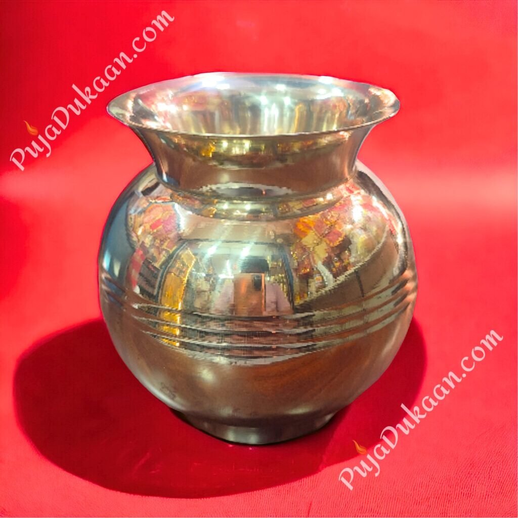 Brass Lota / Kalash Light (3 inches) - Puja Dukaan