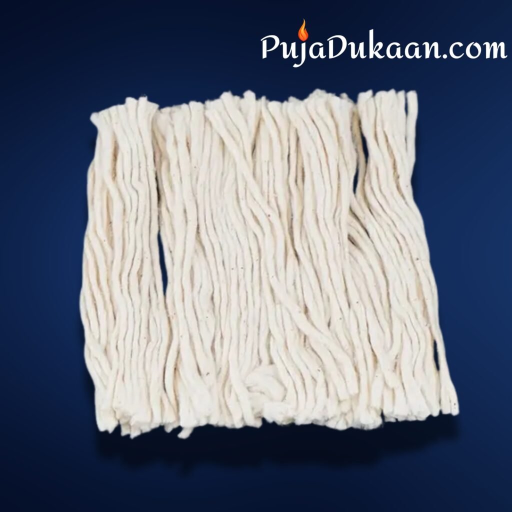 Cotton Wick Long (120pcs) - Puja Dukaan